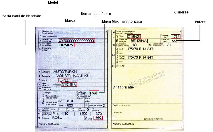 PROFESSIONAL BROKER DE ASIGURARE SRL CERTIFICAT DE INMATRICULARE AUTO ...